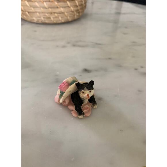Stone Critters | Toys | Vintage Stone Critters Cat In A Hat Figurine ...